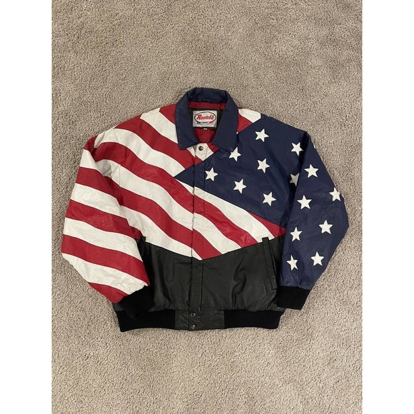 Route 66 | Jackets & Coats | Vintage Route 66 Highway Leather Jacket ...